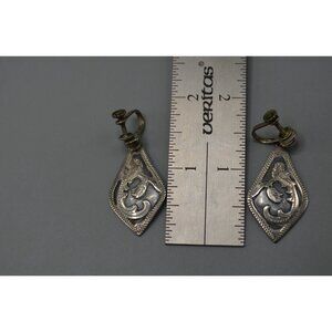 Unbranded | Jewelry | Alpaca Silver Earrings Bird Long Tail On Branch ...